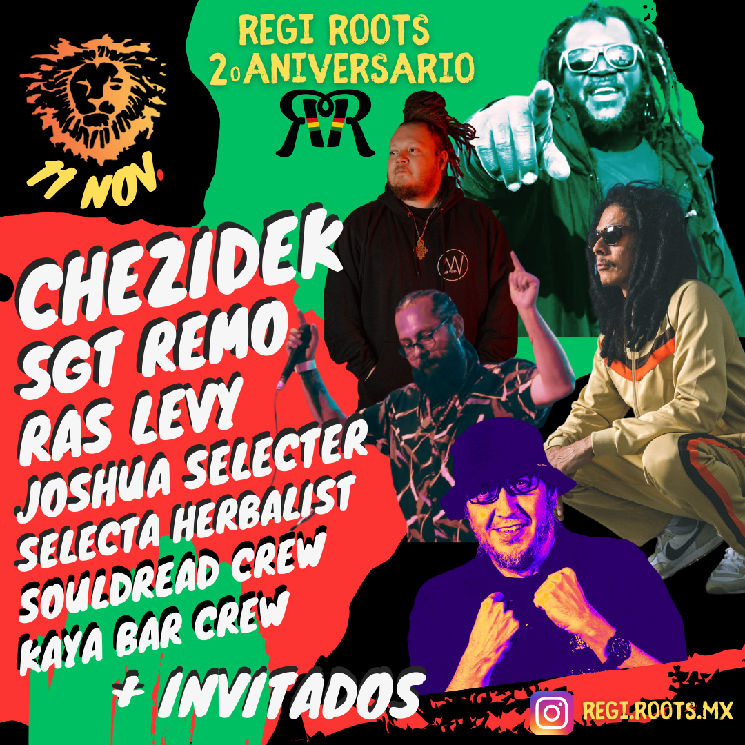 CHEZIDEK en el 2o Aniversario Regi roots | Galería Alternativa