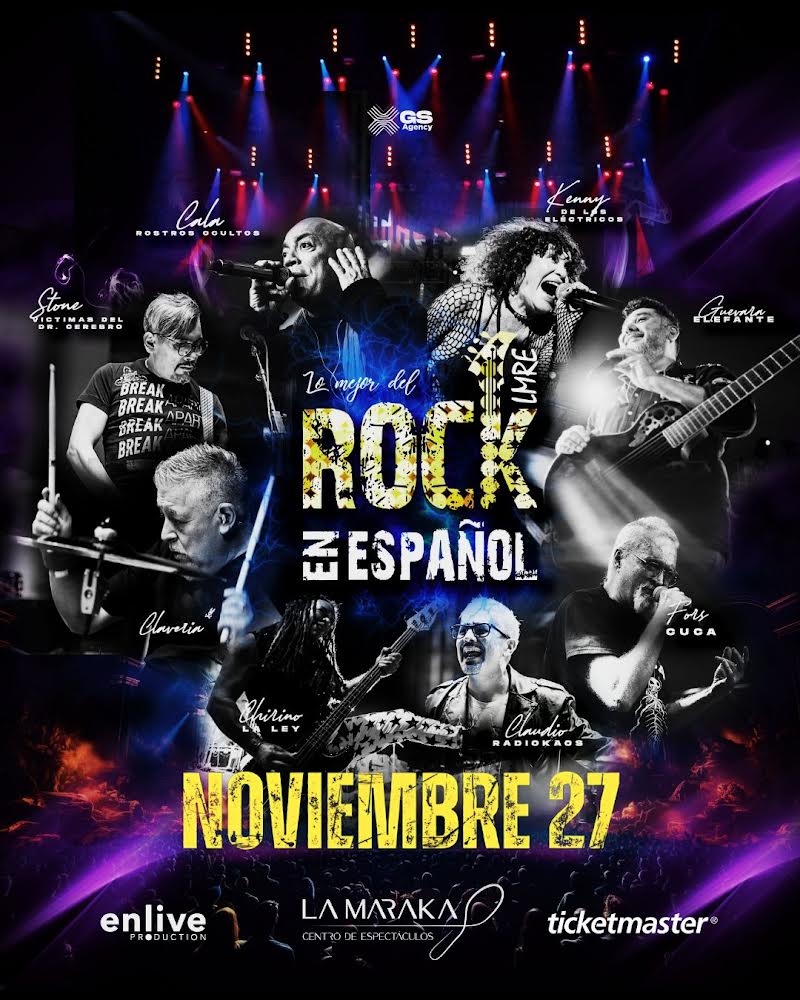 LA MARAKA VIBRA EN CLAVE DE ROCK: KENNY, CALA, FORS Y LAS VOCES QUE ...